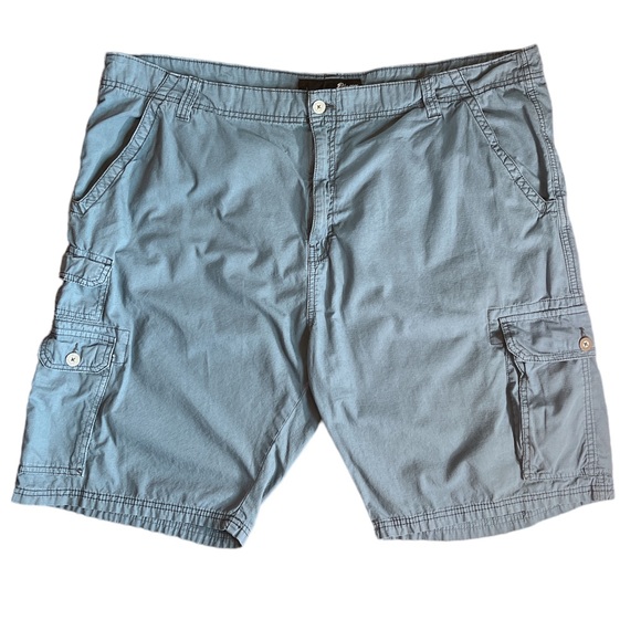 Plugg | Shorts | Plugg Euc Mens Big And Tall Grayish Blue Cargo Shorts ...